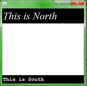 Java awt Package Border Layout Example 1