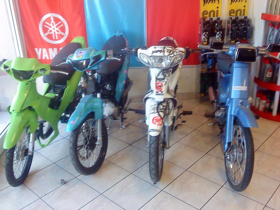 Mikrowio me dio rodes: Yamaha Crypton R 60mm