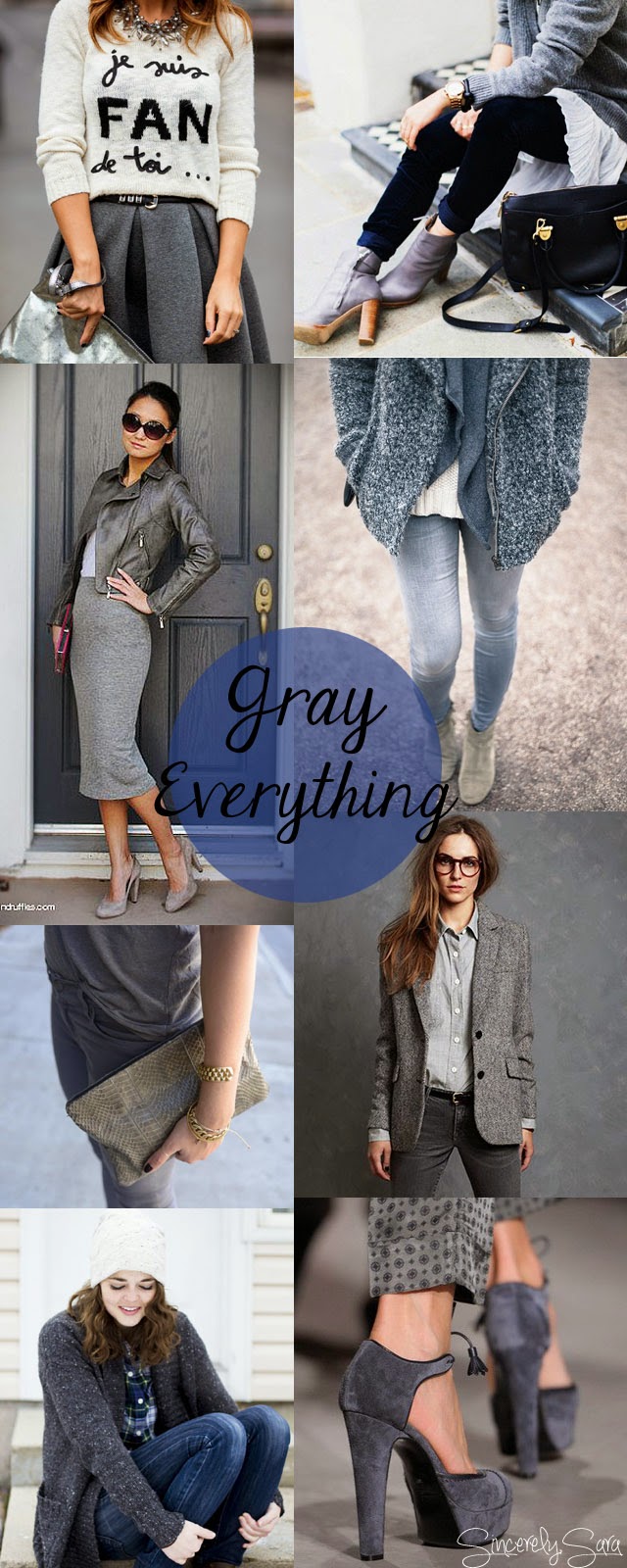 Sincerely, Sara | Style & Books: Inspiration: Gray Everything