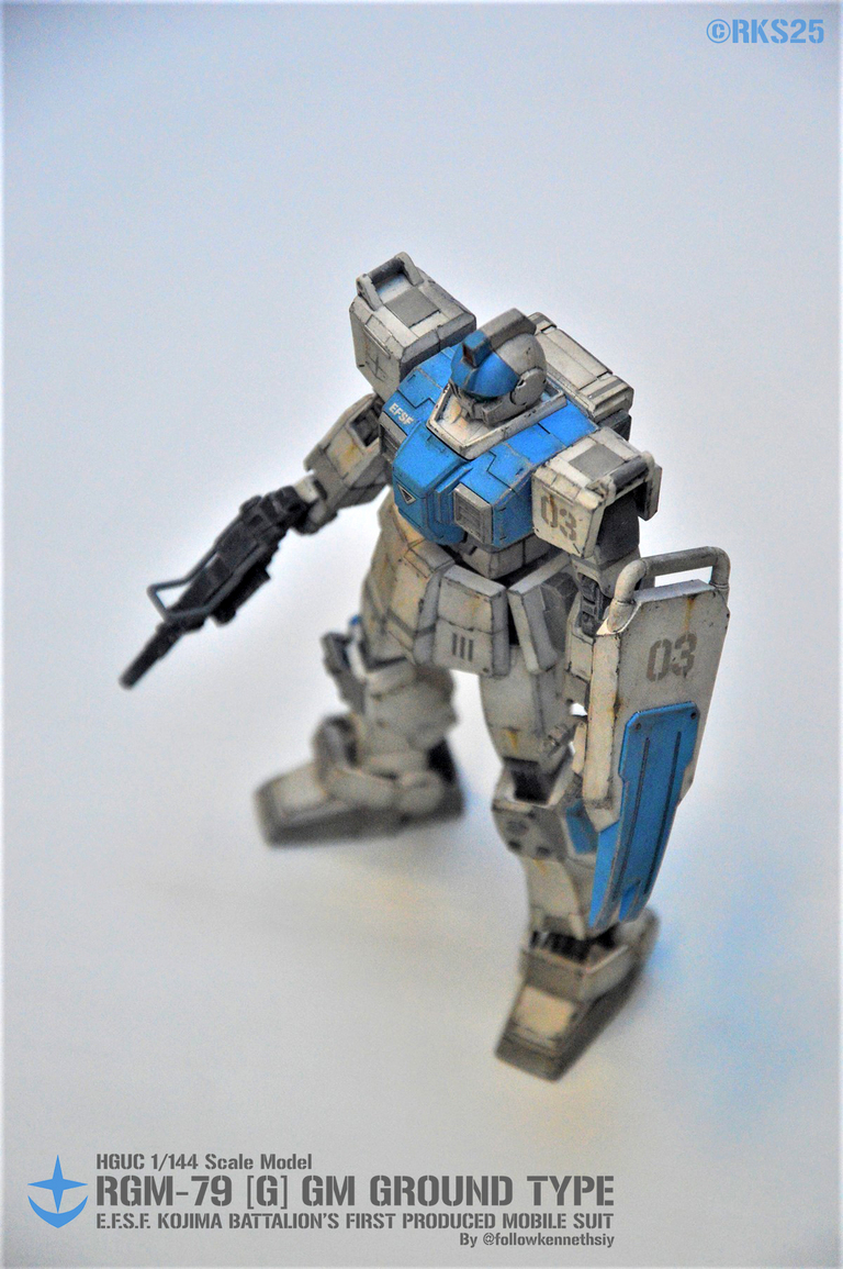 Custom Build: HGUC 1/144 RGM-79 [G] GM Ground Type + Custom Snow ...