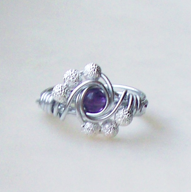 The Wired Tree: Ring Tutorial- Beaded Wrapped Stone Ring