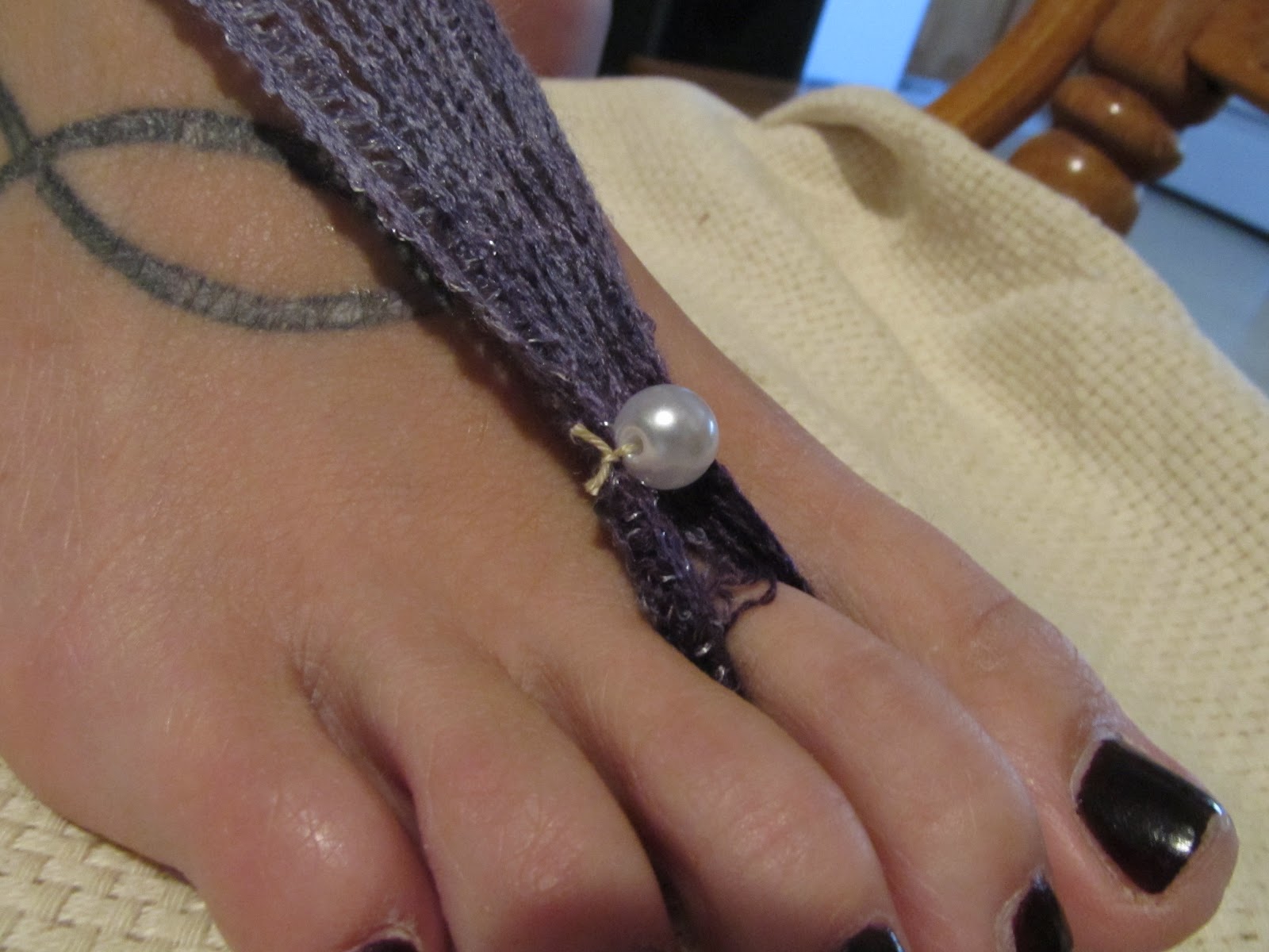 A Lott Of Ideas: { almost sandals } bare foot wear