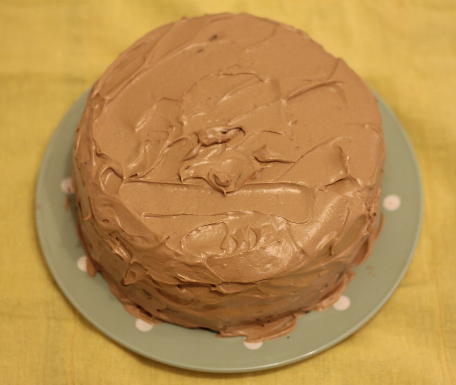 A cup of tea solves everything: Chocolate orange layer cake