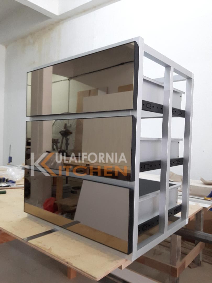 Furniture and kitchen cabinet: Aluminium drawer structure