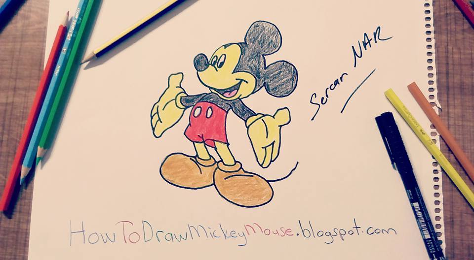 Step By Step Mickey Mouse Drawing Full Body Easy Mickey Mouse Step By Step Mickey Mouse Drawing Full Body Easy Mickey Mouse