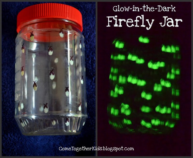 Sew Stylish Boutique: Glow In The Dark Fire Fly Jar