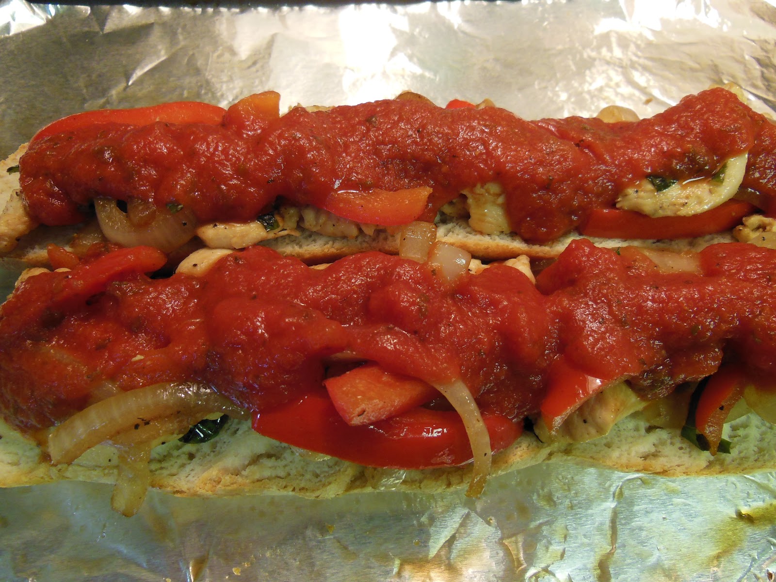 It's Stephanie's Life: Chicken-n-Cheese Steak Sub