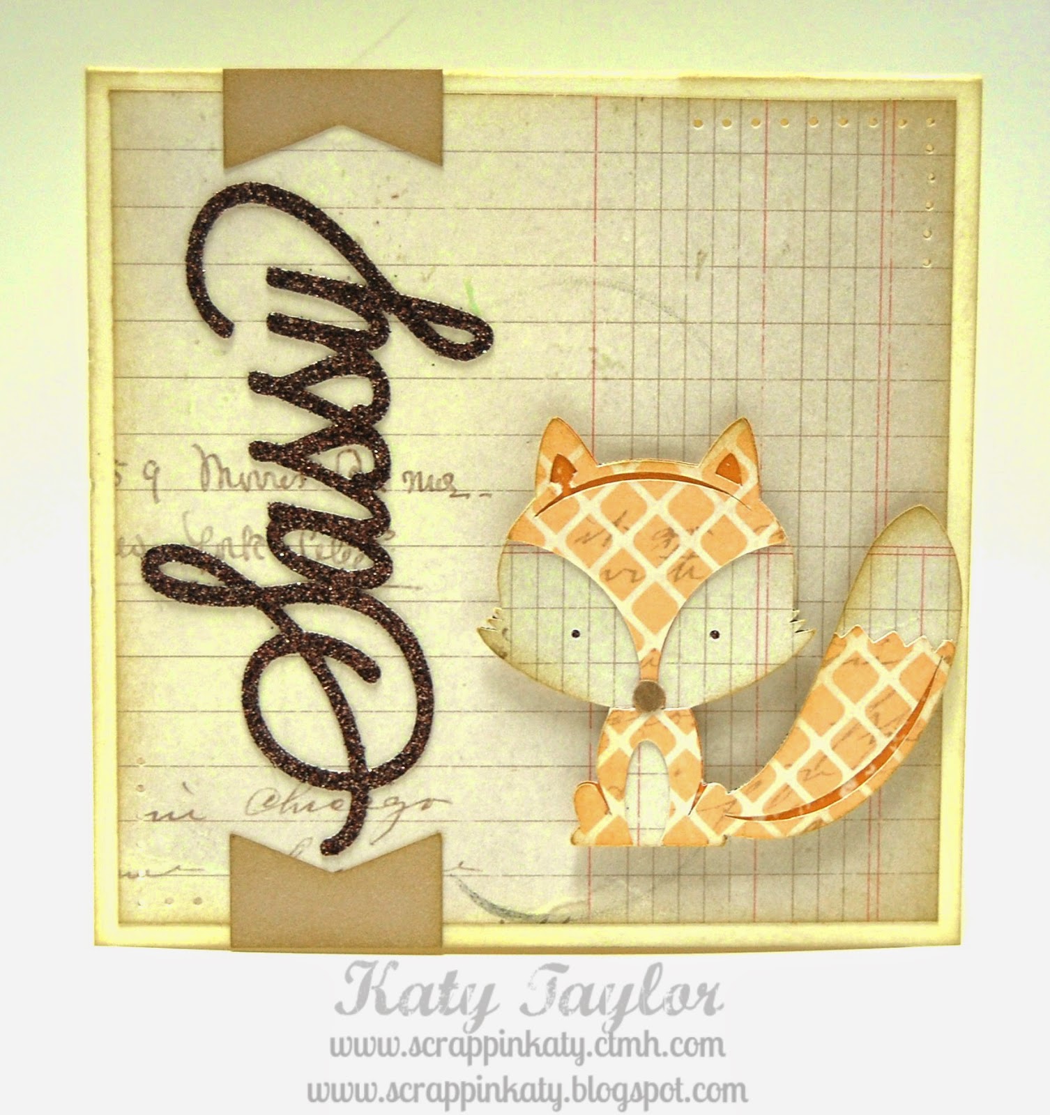 An Inside to my Heart...: SOUS Die-Cut Challenge - Animals...