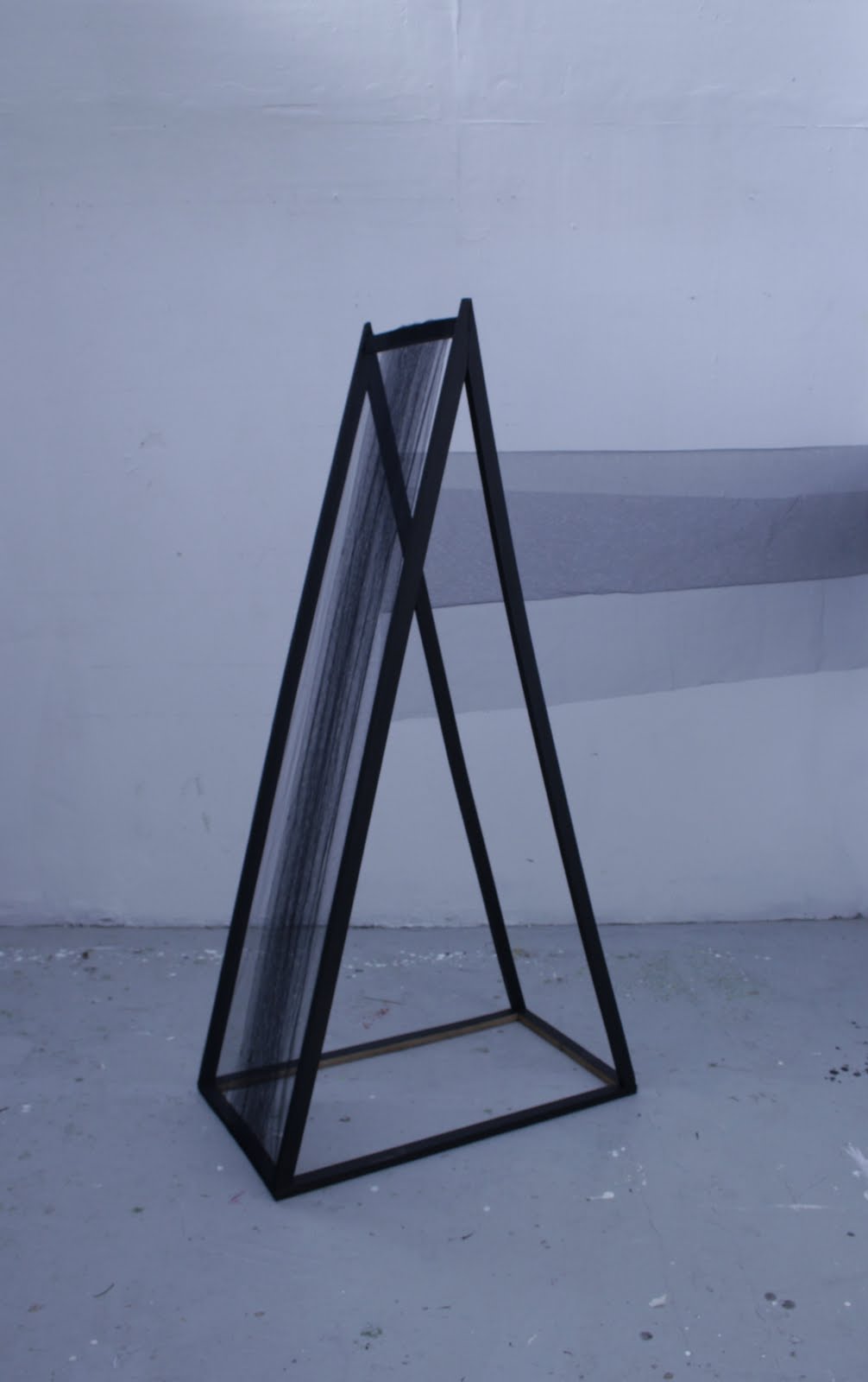 ∇∆∇: free standing triangle sculpture