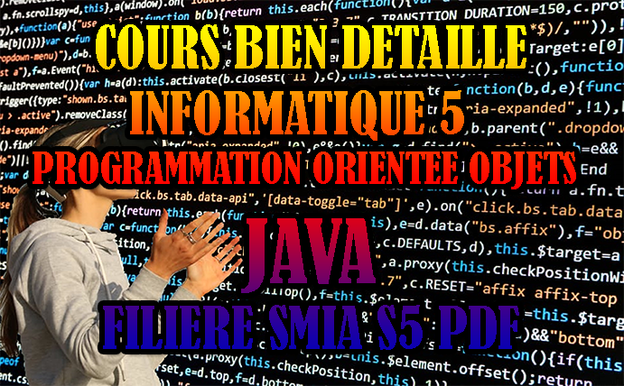 Cours Bien Detaille De Module Informatique 5 Programmation Orientee 