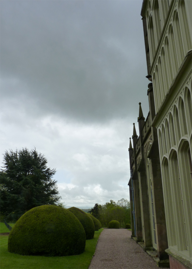 Middle of Nowhere: Brooding topiary at Longner Hall