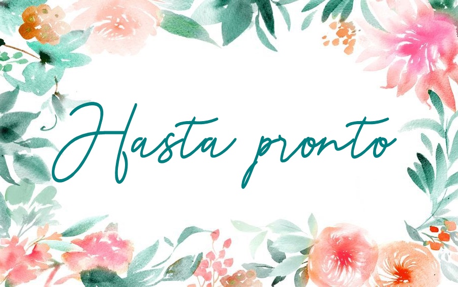 Cositas: Hasta pronto!!!