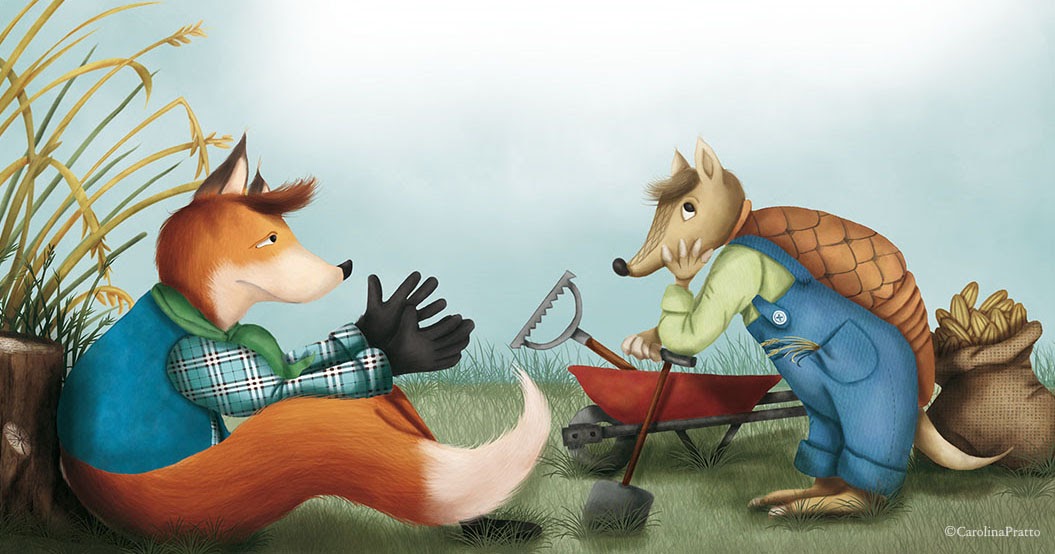 Carolina Pratto Ilustración: Más fábulas, más zorritos.