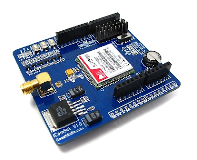 FLOOD MONITORING SYSTEM USING GSM: SIM 900 GSM/GPRS SHIELD FOR ARDUINO