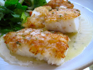 Alissamay's: Seared Cod with Chive Butter Sauce