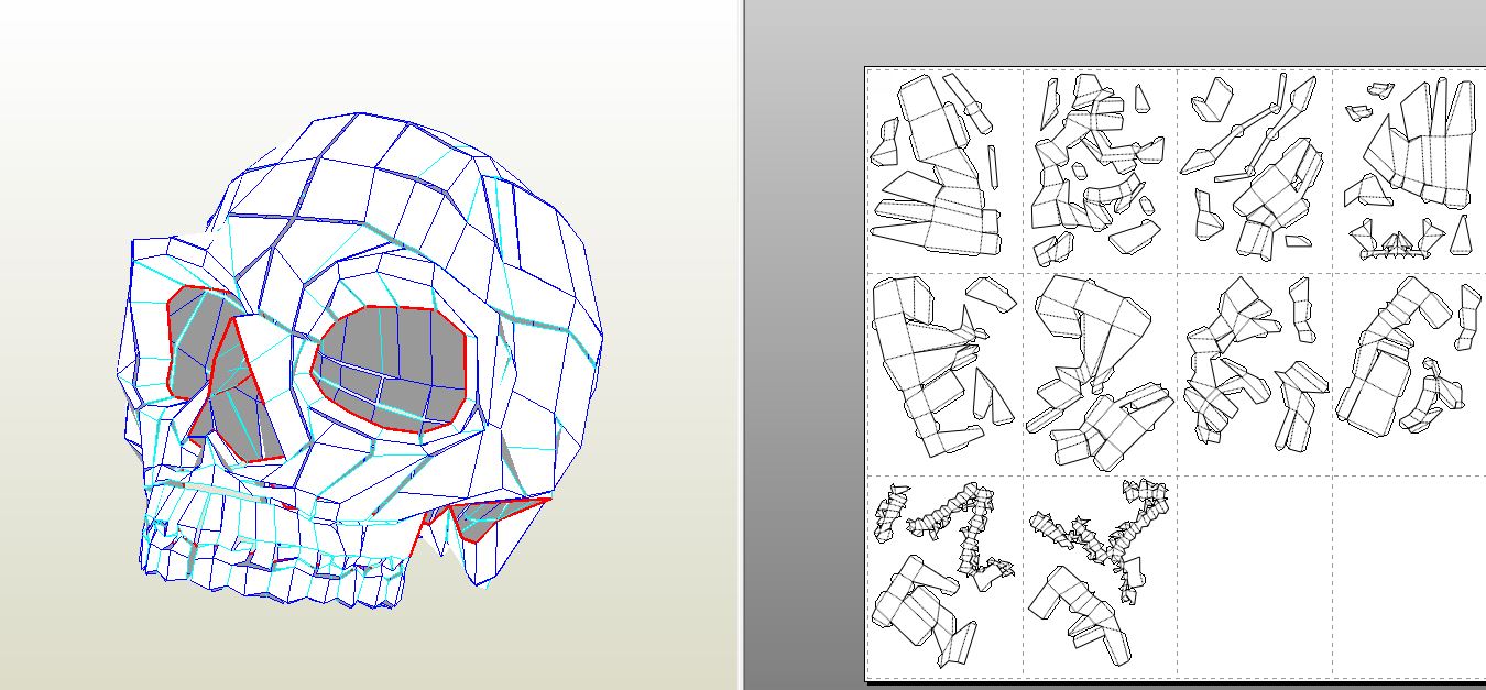 Katrick's Eyes: Pepakura Experiments