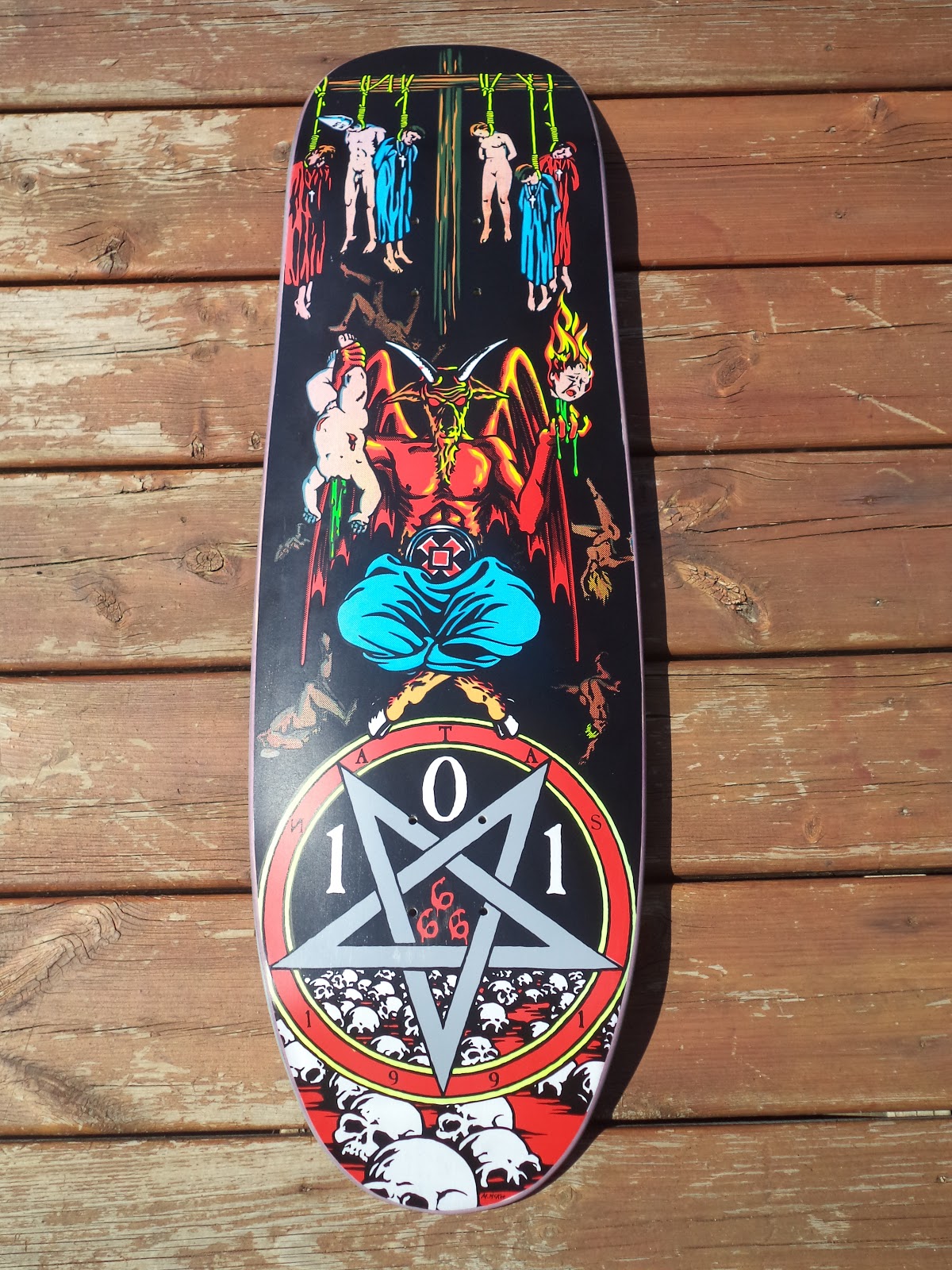 Virgil's Blog: 101 Skateboards x Natas Kaupas x Devil Worship Re-Issue