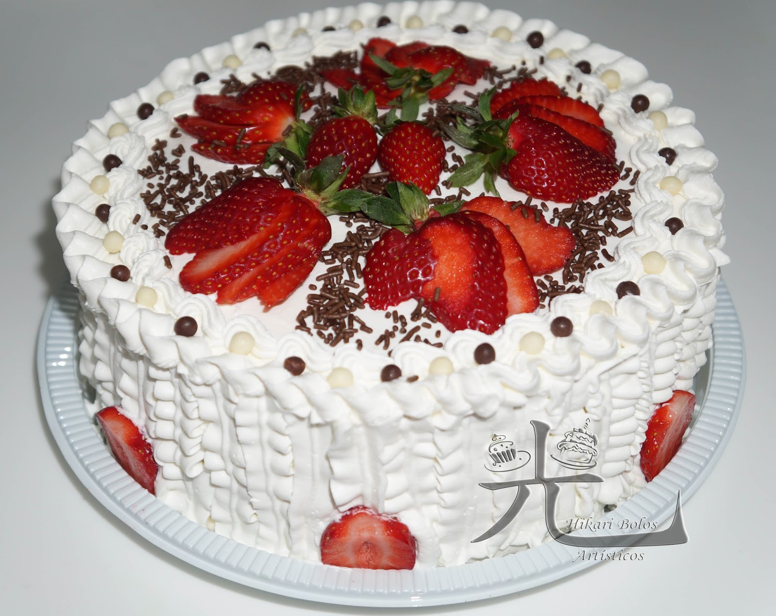 Bolo de Chantilly - Hikari Bolos Artísticos