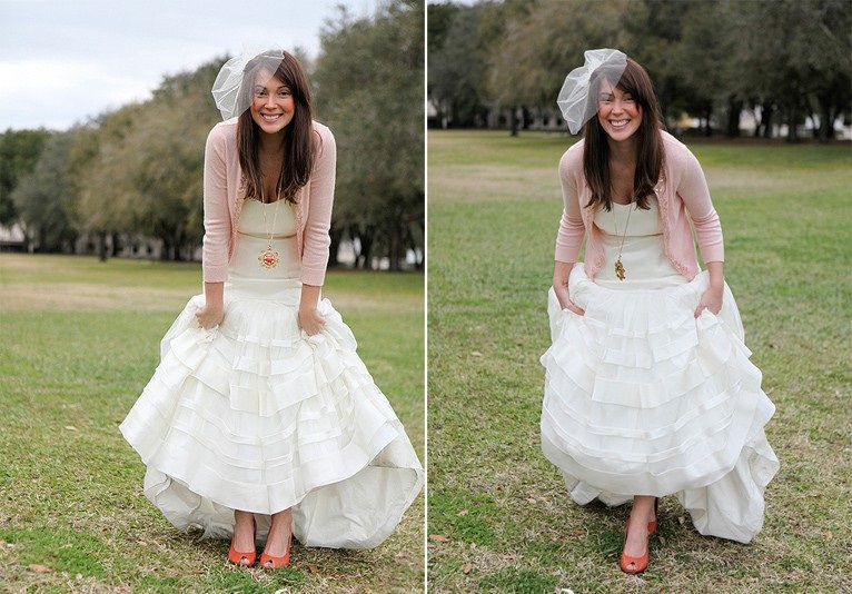 Wedding By Designs: Cardigan Gown Wedding Idea