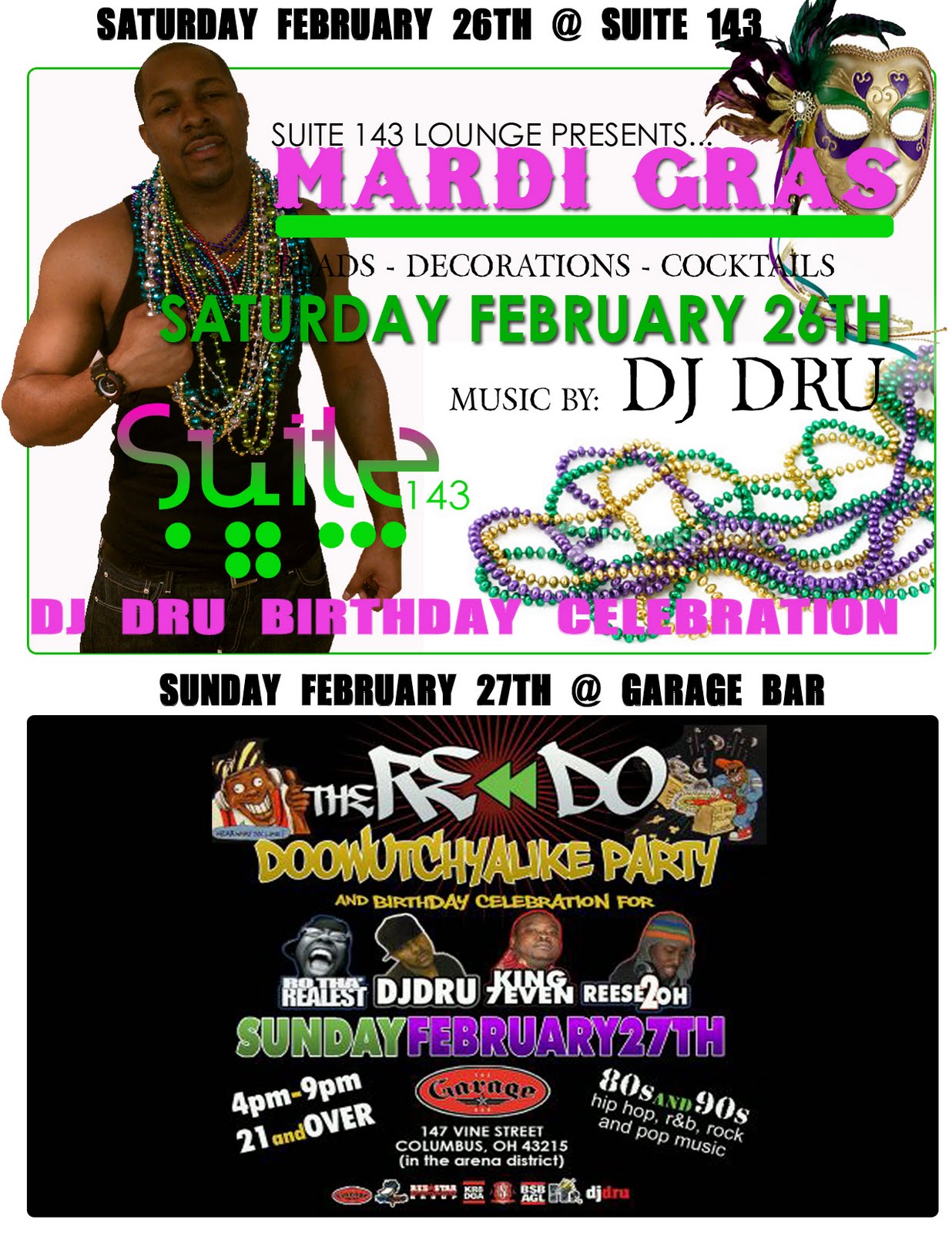 KING7EVEN'S WORLD: @DJ_DRU_COLUMBUS BIRTHDAY BASHES YOU DON'T WANT TO MISS