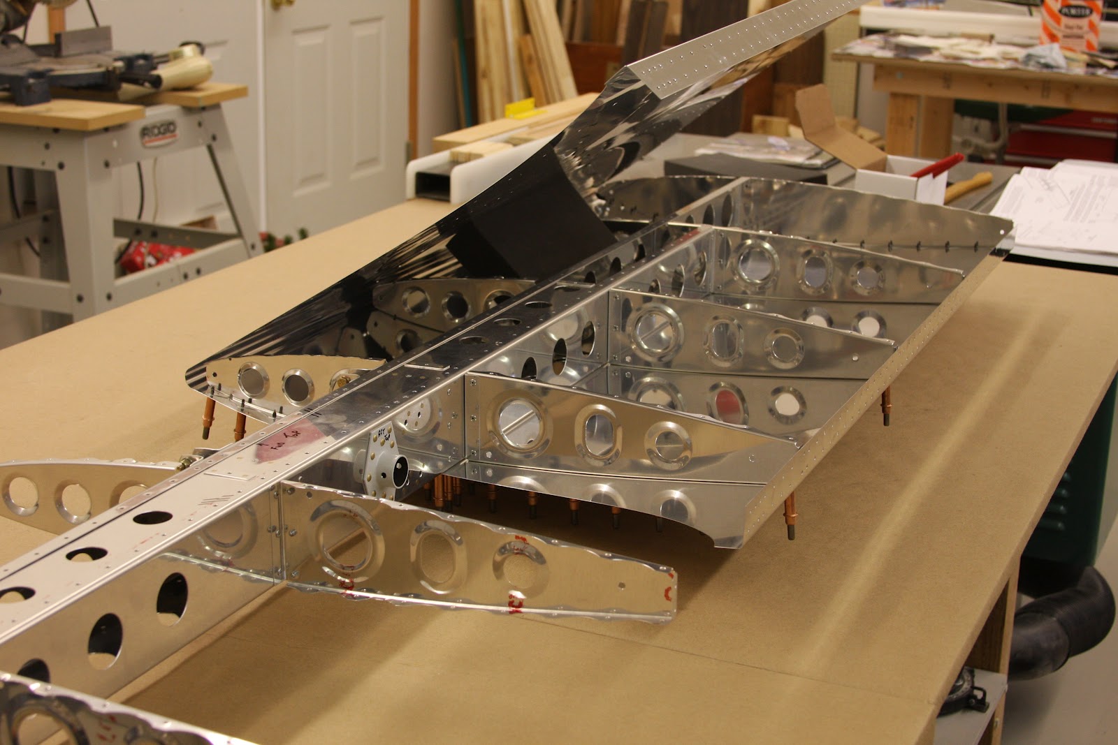 Ron's RV12: Stabilator and Tailcone Construction