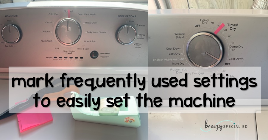 Life Skill Laundry Visuals for Special Education - Breezy Special Ed