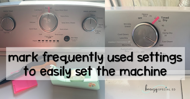 Life Skill Laundry Visuals for Special Education - Breezy Special Ed