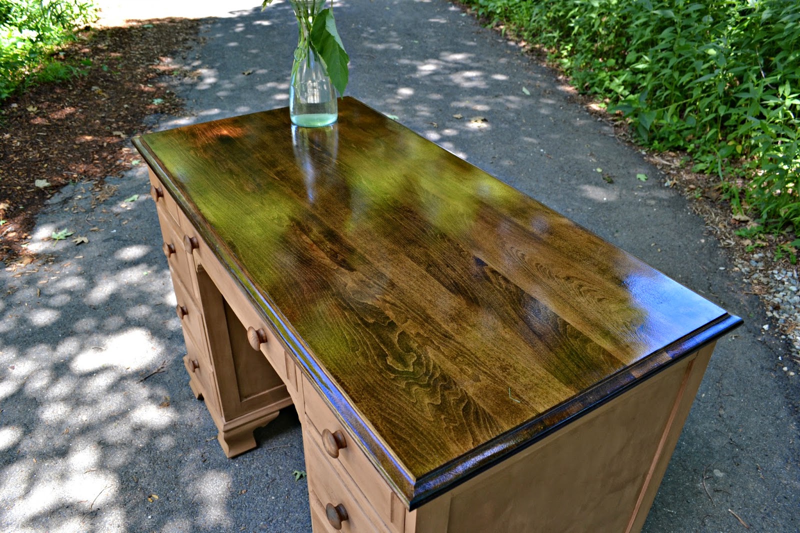 Heir and Space: A Solid Maple Desk