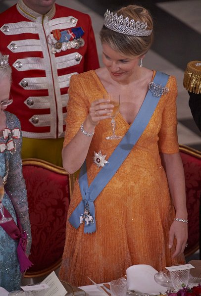 Banquet - Visit of King Philippe and Queen Mathilde to Denmark