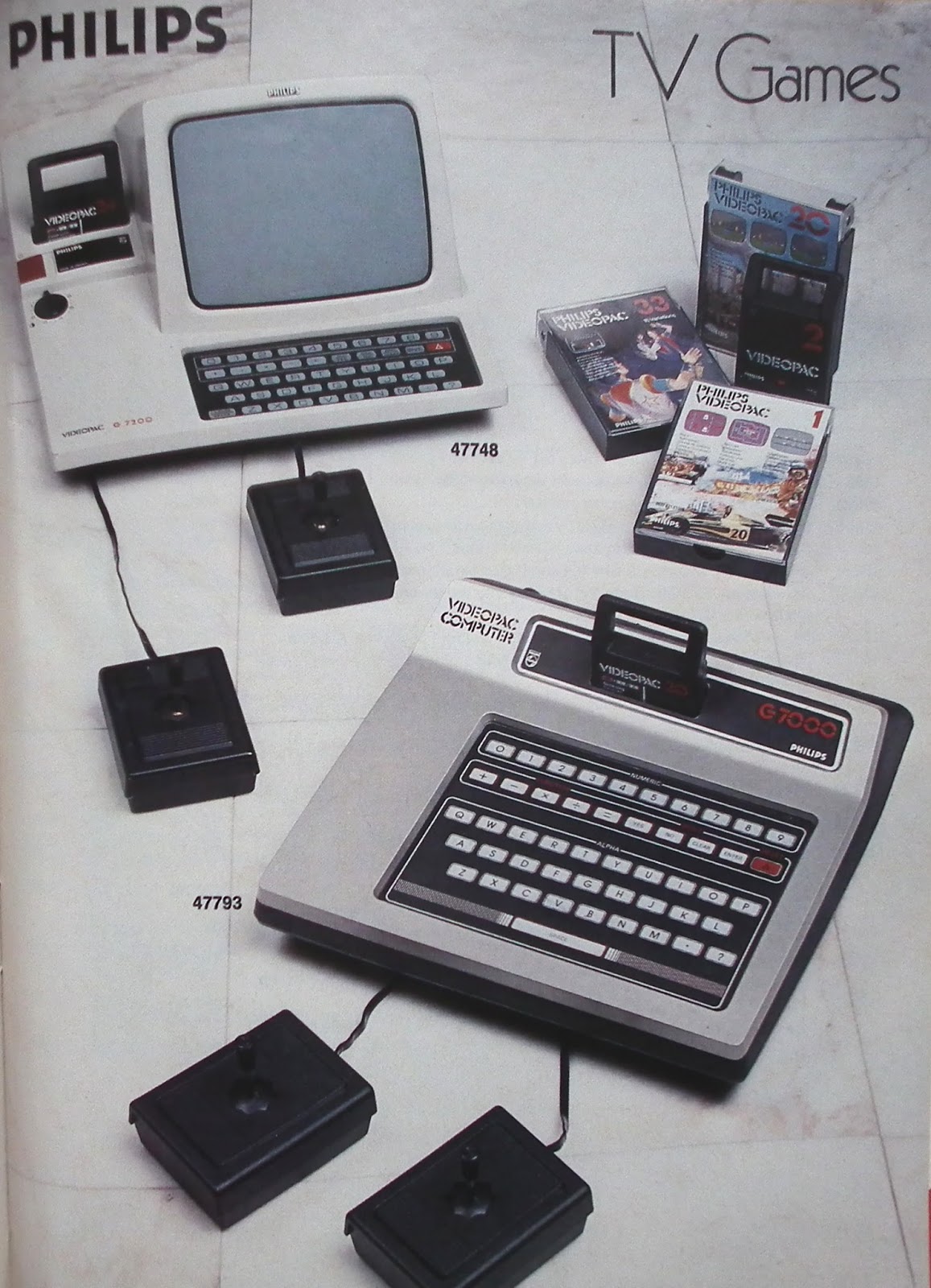 Philips TV Game G7000 Videopac