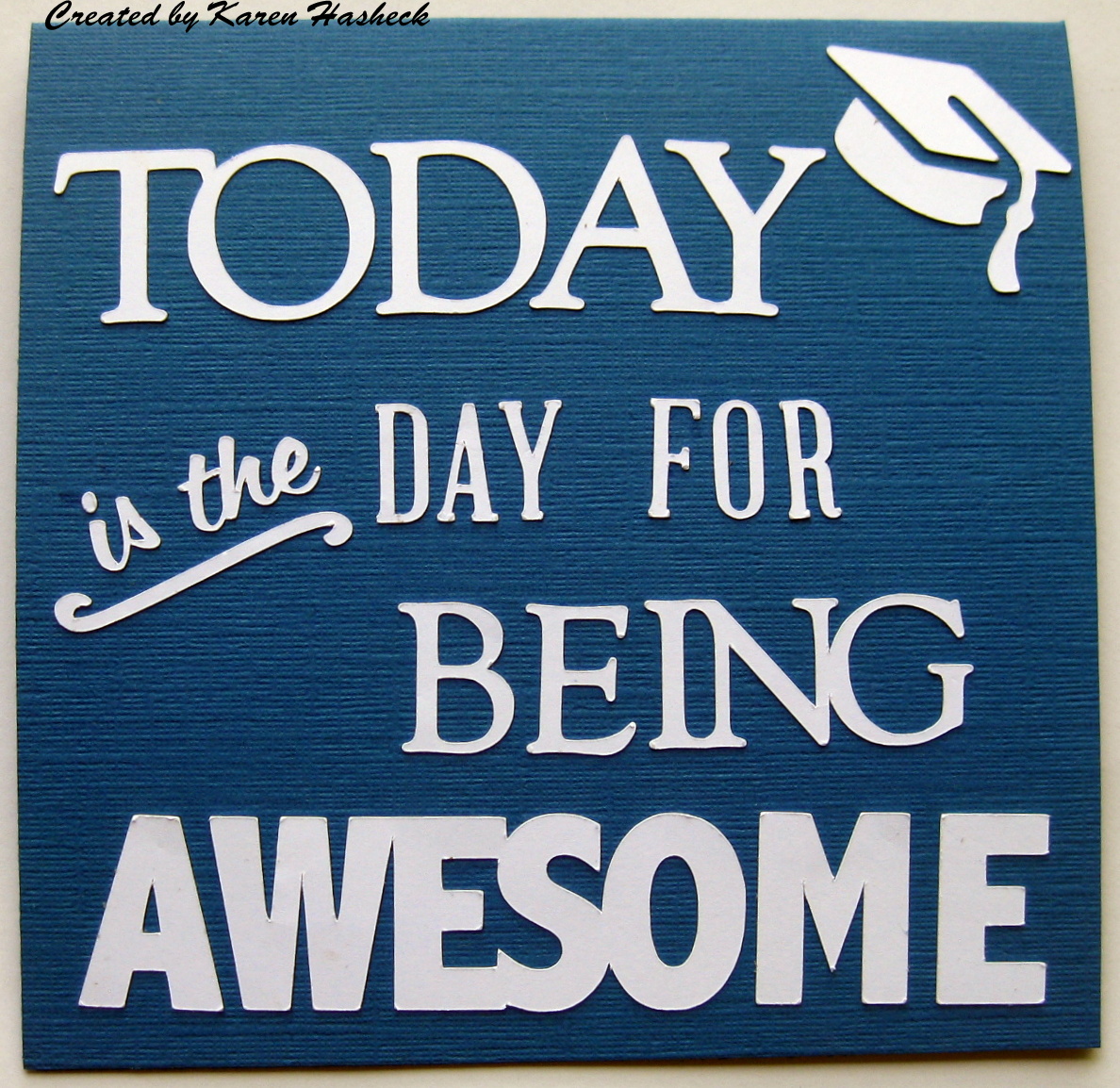 Karen's Kreative Kards: Graduation Time at Silhouette Sunday