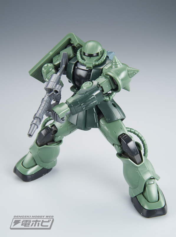 HG 1/144 MS-06 Zaku II Type C / C5 Sample Images by Dengeki Hobby
