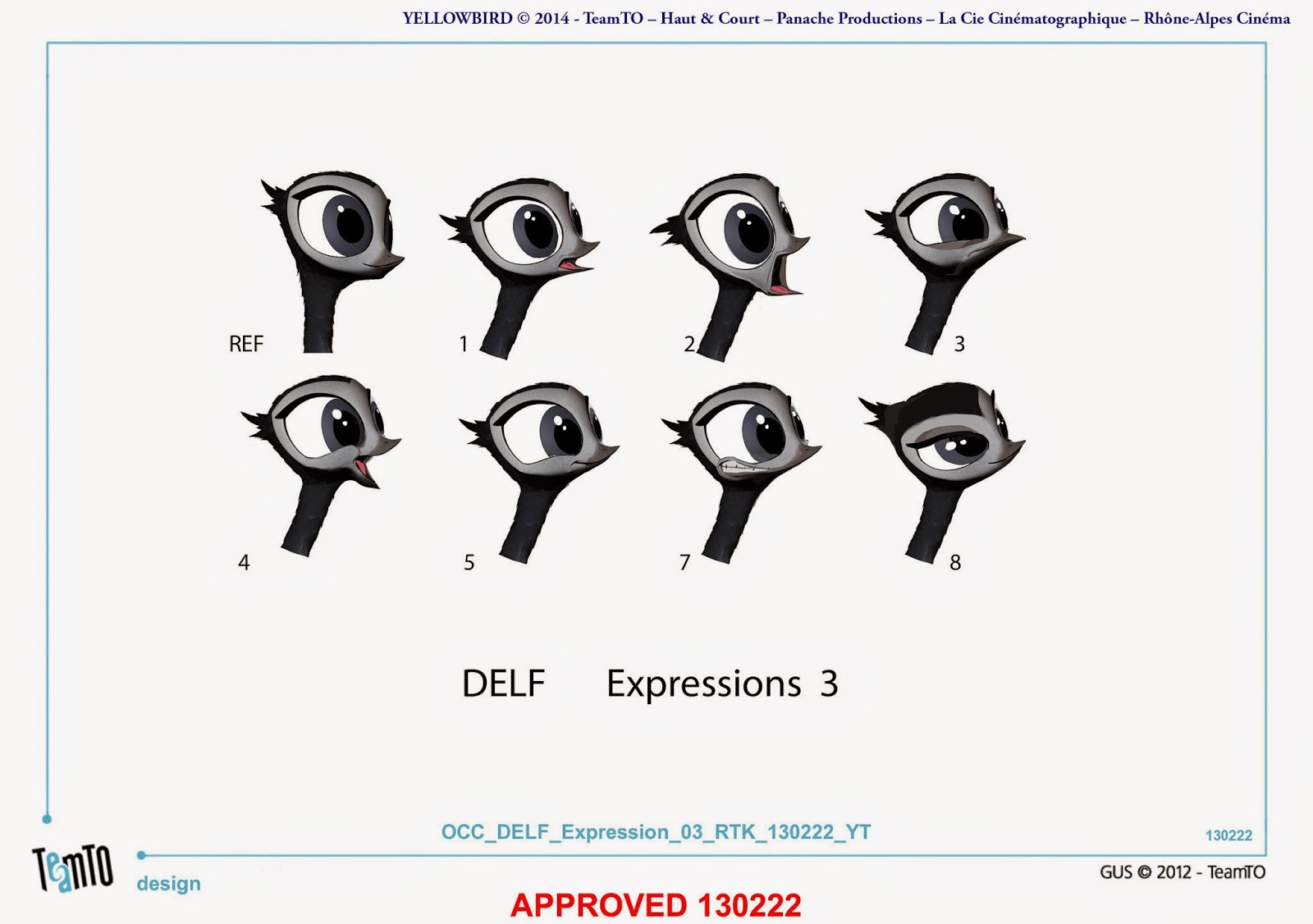Yellowbird... a director's journey: CHARACTERS part IV... DELF