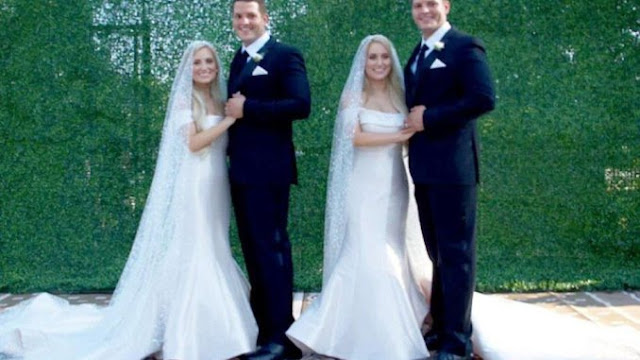 Twins Brothers Have Gotten Married To A Set Of Twin Sisters In A