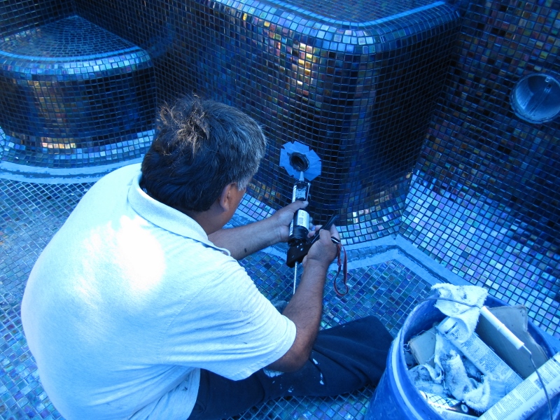 Laticrete Australia Conversations Glass Mosaic Pool