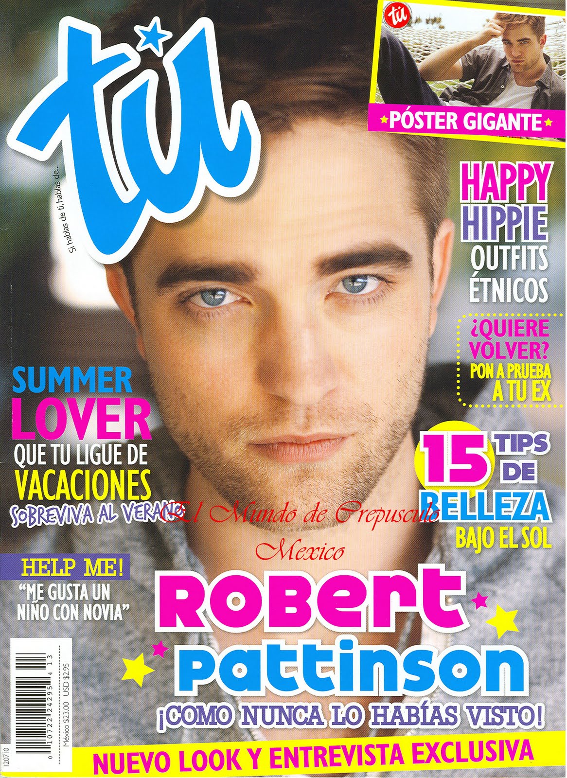 El Mundo de Crepusculo México: Antiguos Scans de la Revista "Tú" con el ...