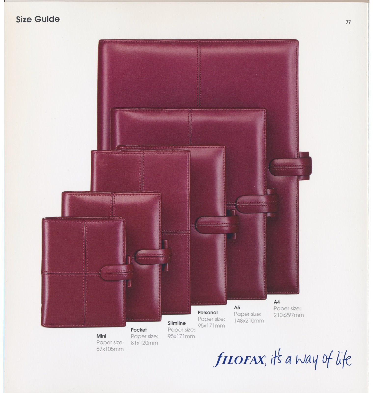 Philofaxy: Filofax UK 2008 Catalogue