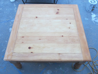 Crafting in the Land of Diapers and Naps: Coffee Table Face Lift