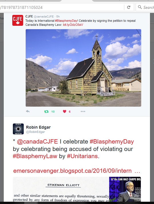 International Blasphemy Rights Day 2016 And Unitarian Universalist ...