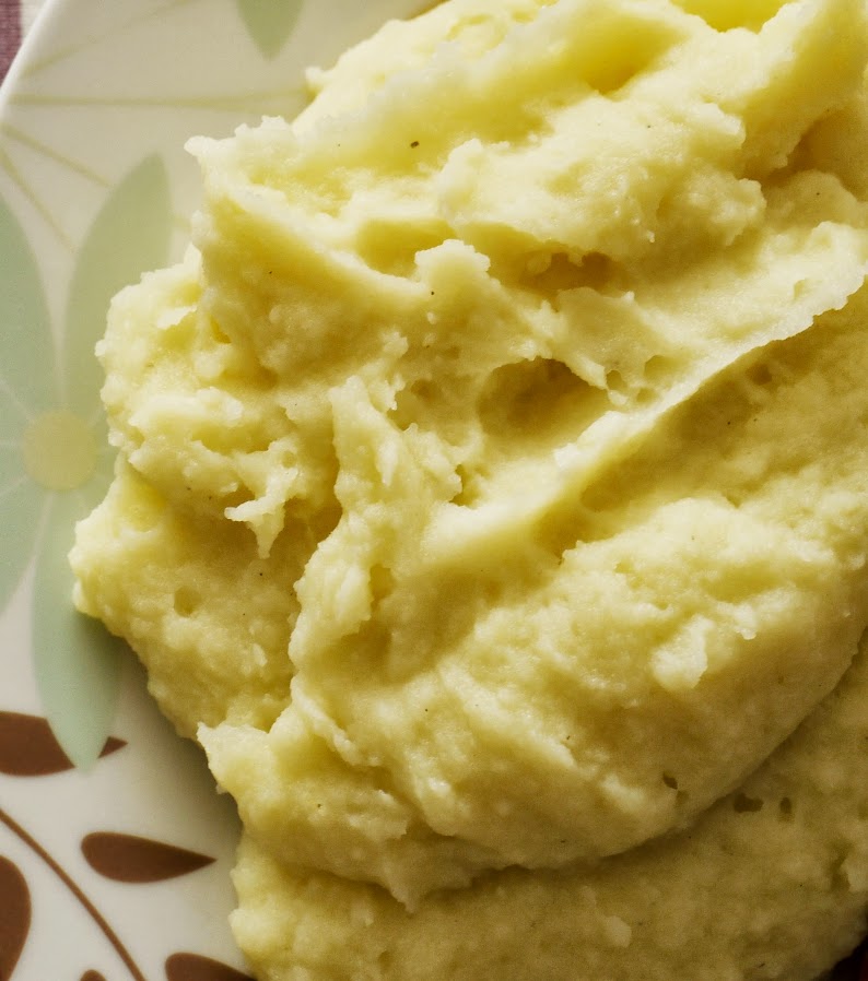 mis recetas comida hecha en casa: PURE DE PAPA CON HIERBAS