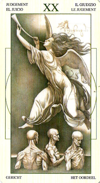 TAROT CAFE...: EL JUICIO (ARCANO MAYOR Nº 20 - TAROT DA VINCI)