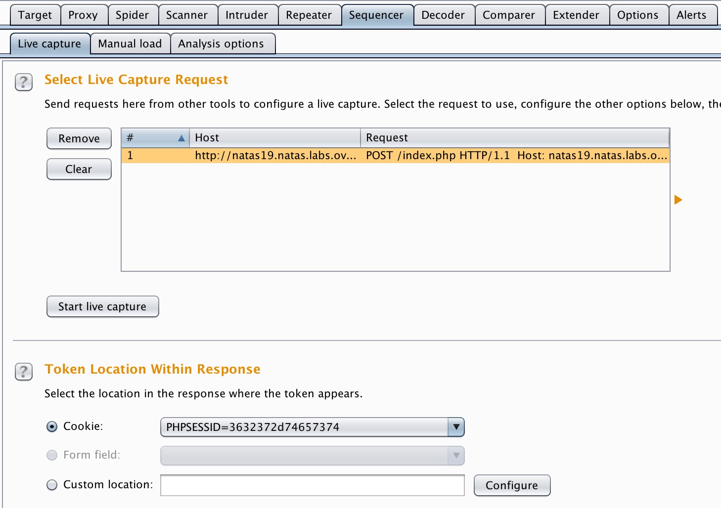 Security Writeups: Natas 19