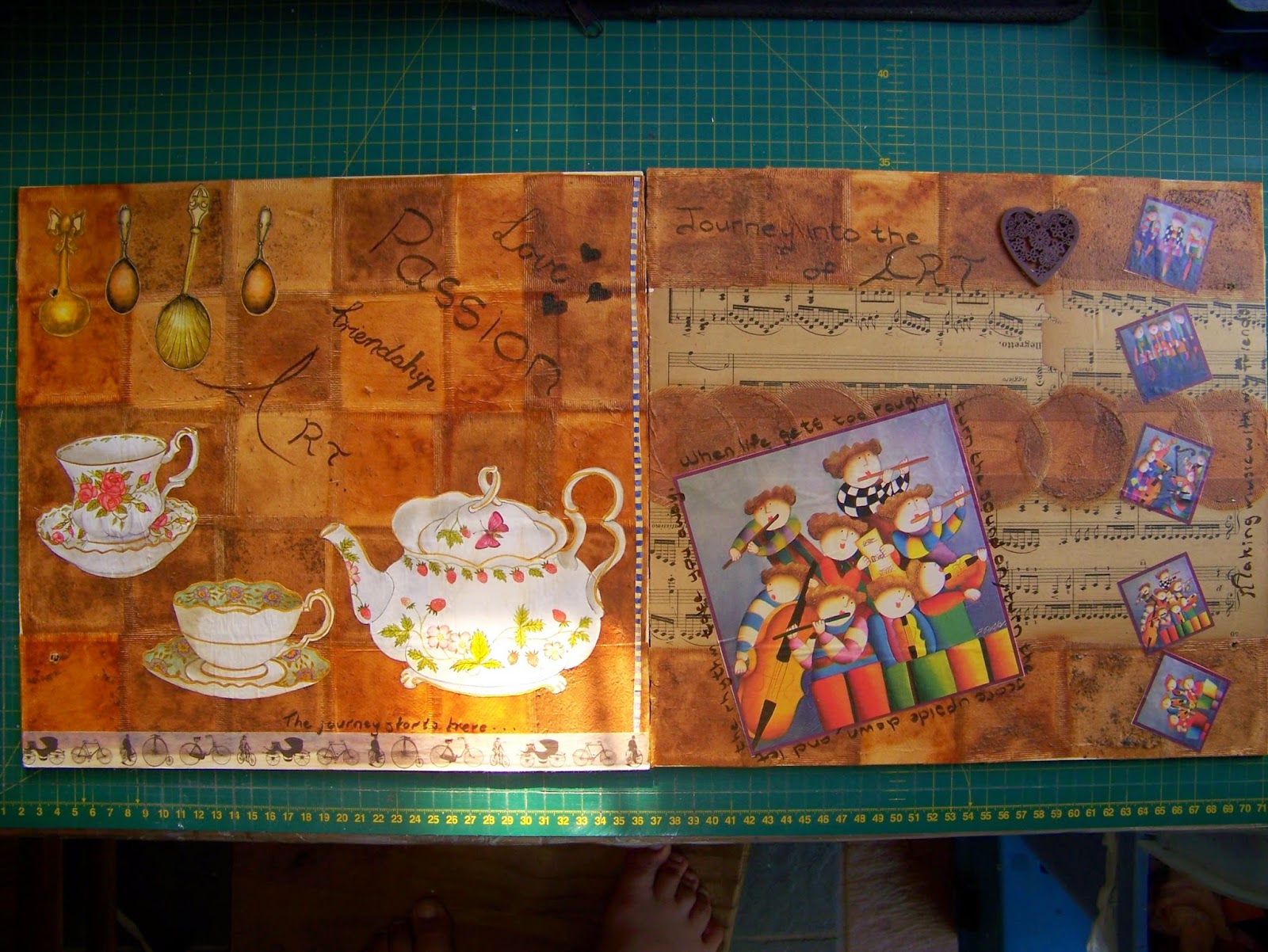 A Pretty Talent Blog: Making a Masonite Album