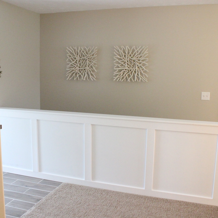 It's A Grandville Life : DIY Front Entryway Paneled Wall