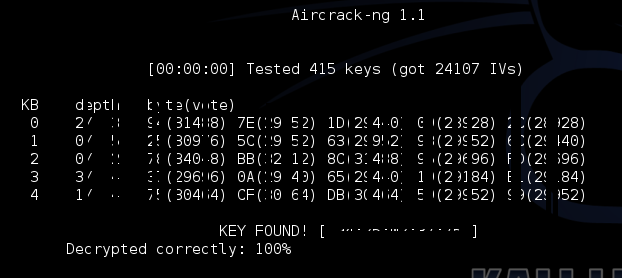 Speeding Up WEP Hacking : ARP request replay attack - Kali Linux ...