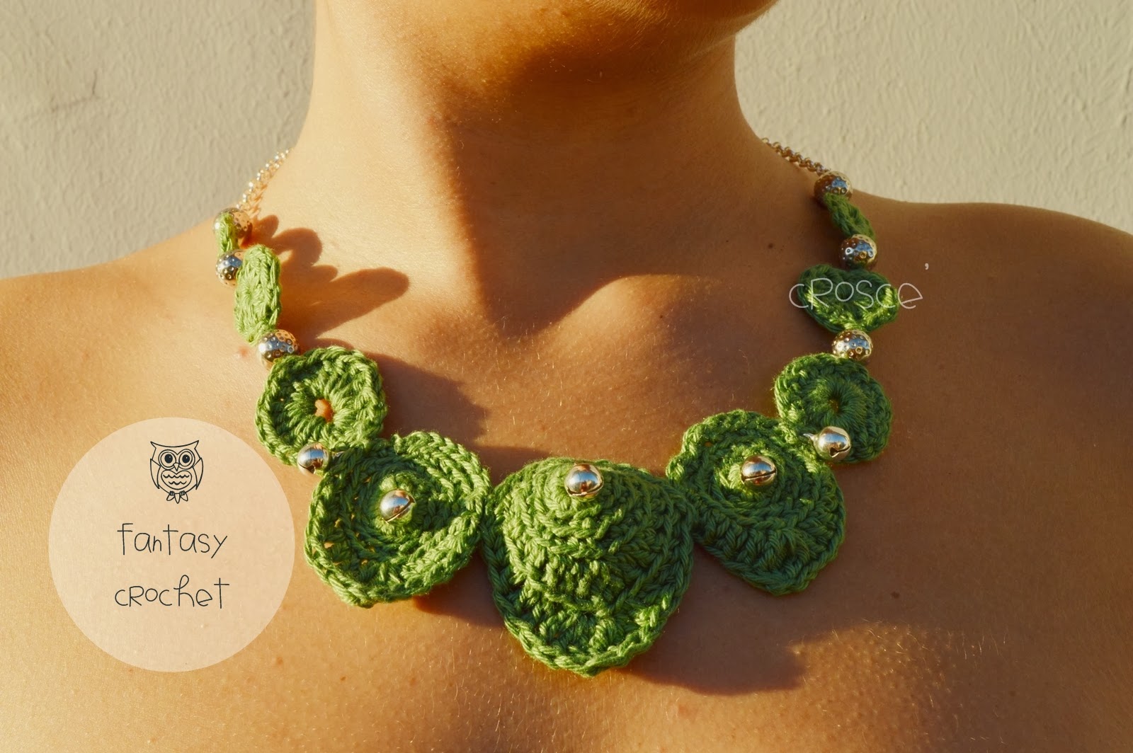 Croscé - Creative Crochet & Sewing: collane all'uncinetto - crocheted ...