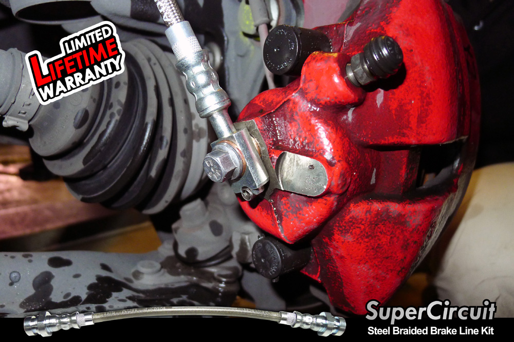 SUPERCIRCUIT Steel Braided Brake Lines