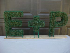 Topiary Wire Letters : Wire wall letters