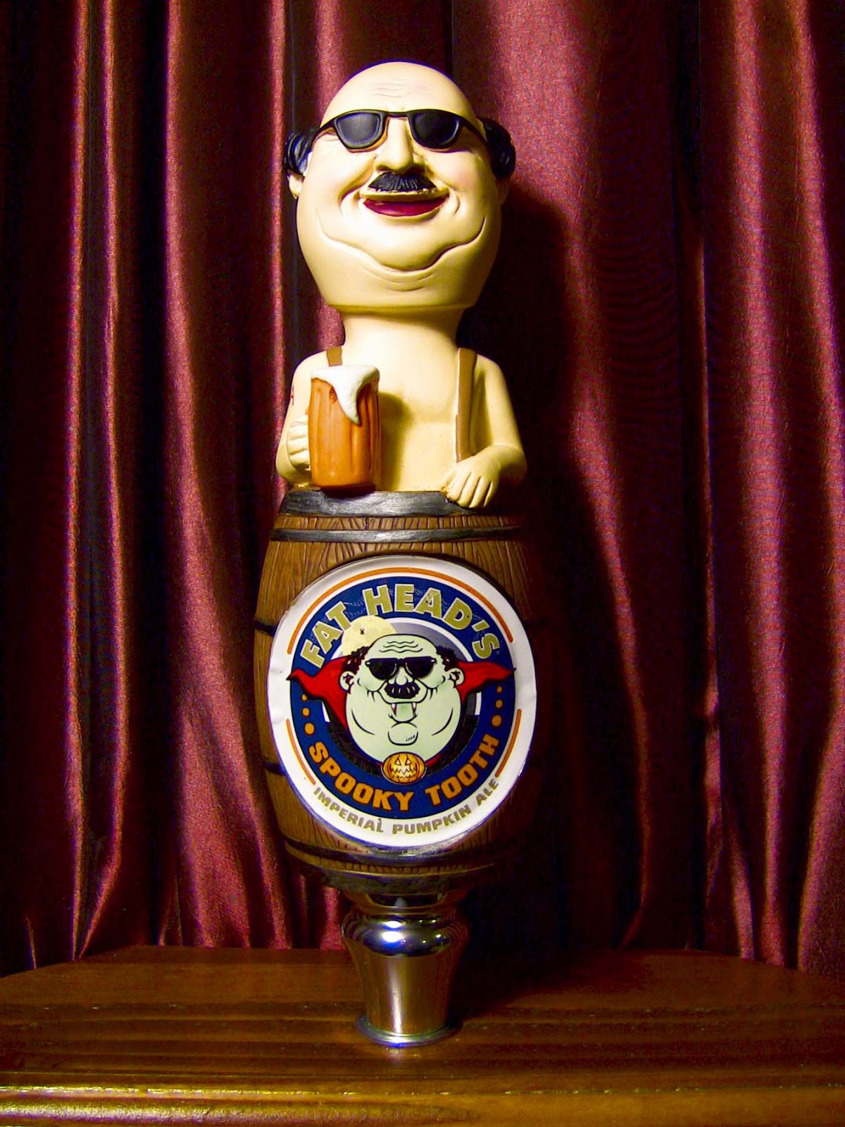 Tap Handle #450: Fat Head's - Spooky Tooth Imperial Pumpkin Ale
