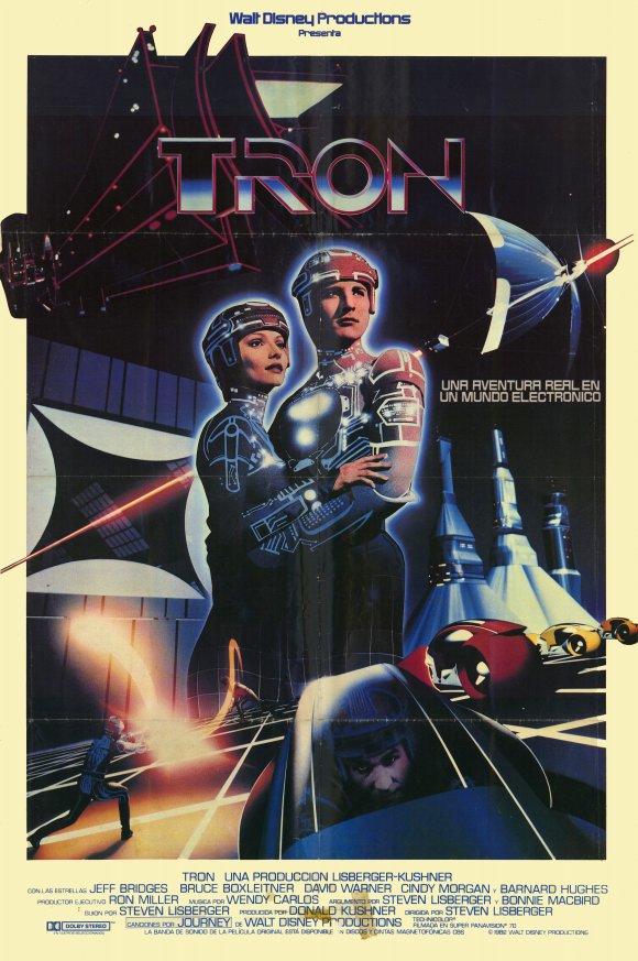The Geeky Nerfherder: Movie Poster Art: Tron (1982)